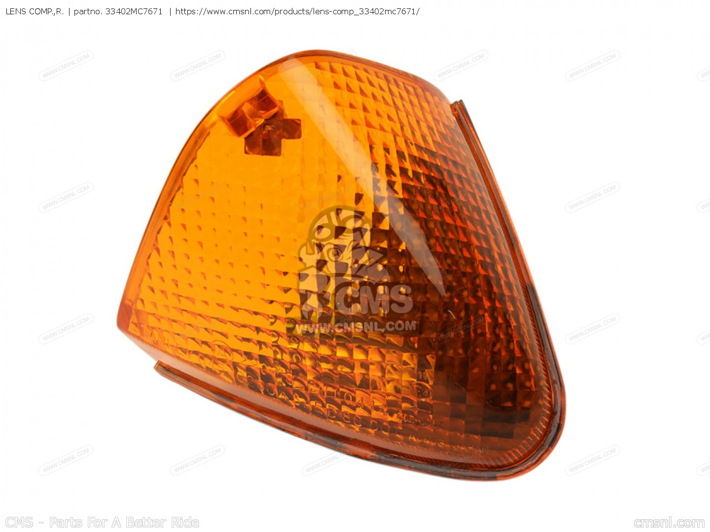 33402MC7671: Lens Comp.,r. Honda - buy the 33402-MC7-671 at CMSNL
