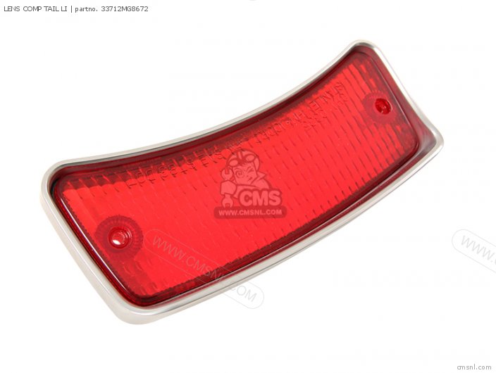 33712MG8672: LENS COMP TAIL LI Honda - buy the 33712-MG8-672 at CMSNL