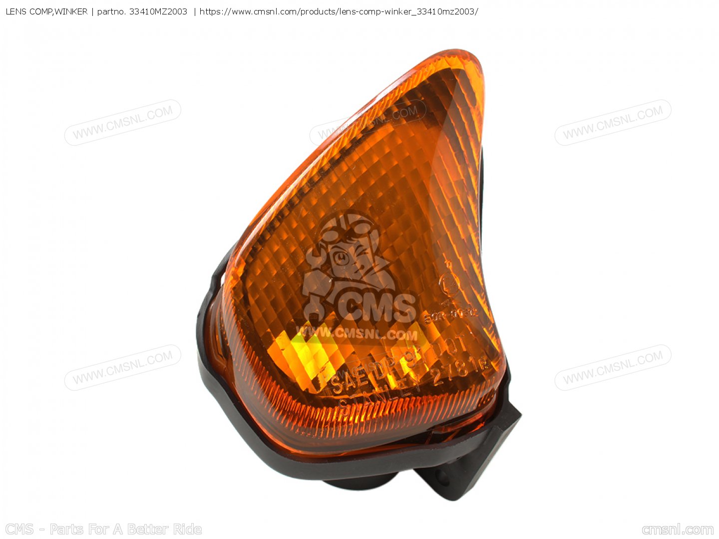 LENS COMP,WINKER for Honda - order at CMSNL