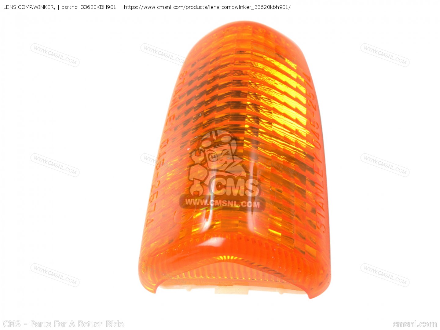 LENS COMP.WINKER, for Honda - order at CMSNL