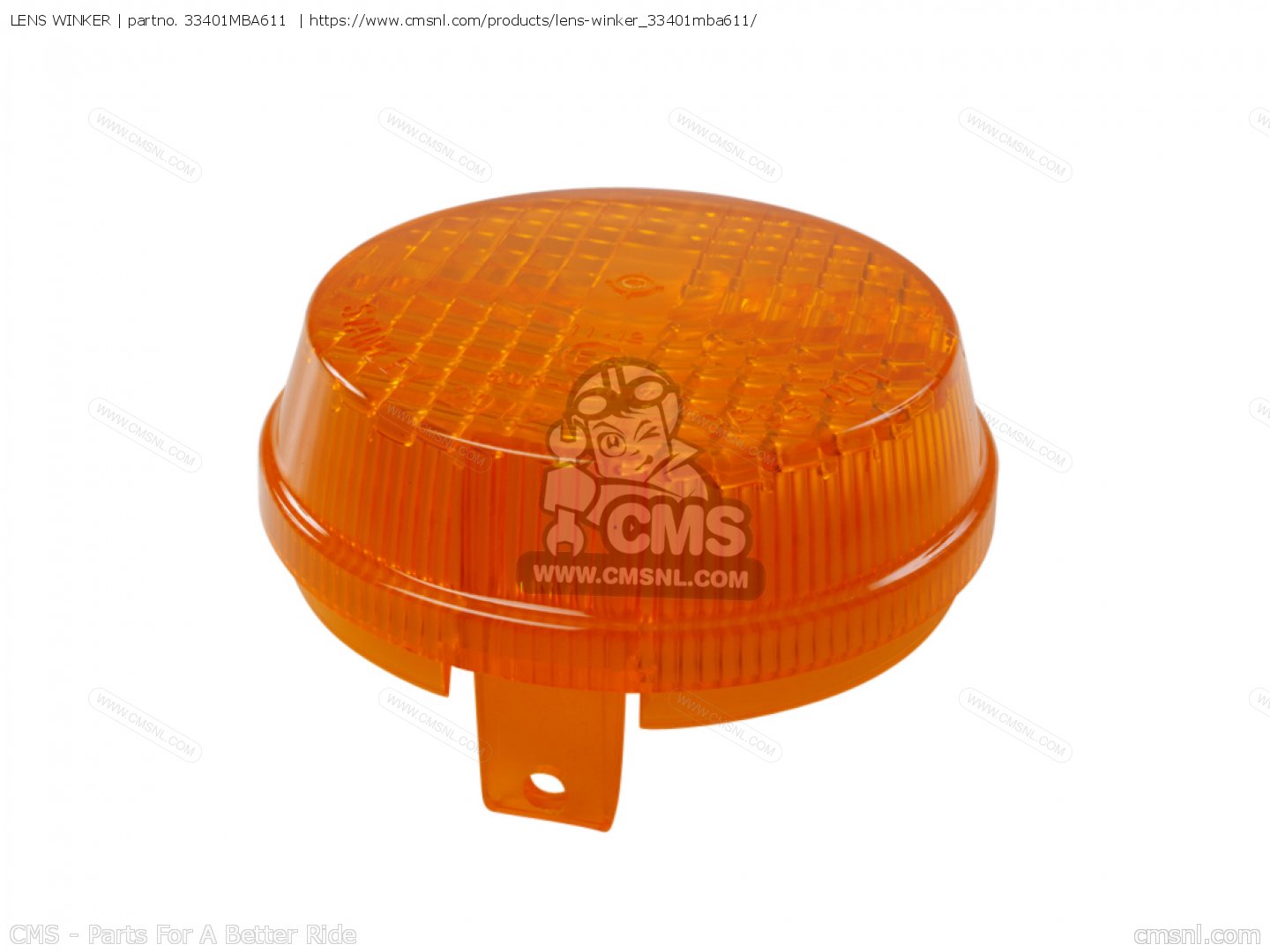 33401MBA611: Lens Winker Honda - buy the 33401-MBA-611 at CMSNL