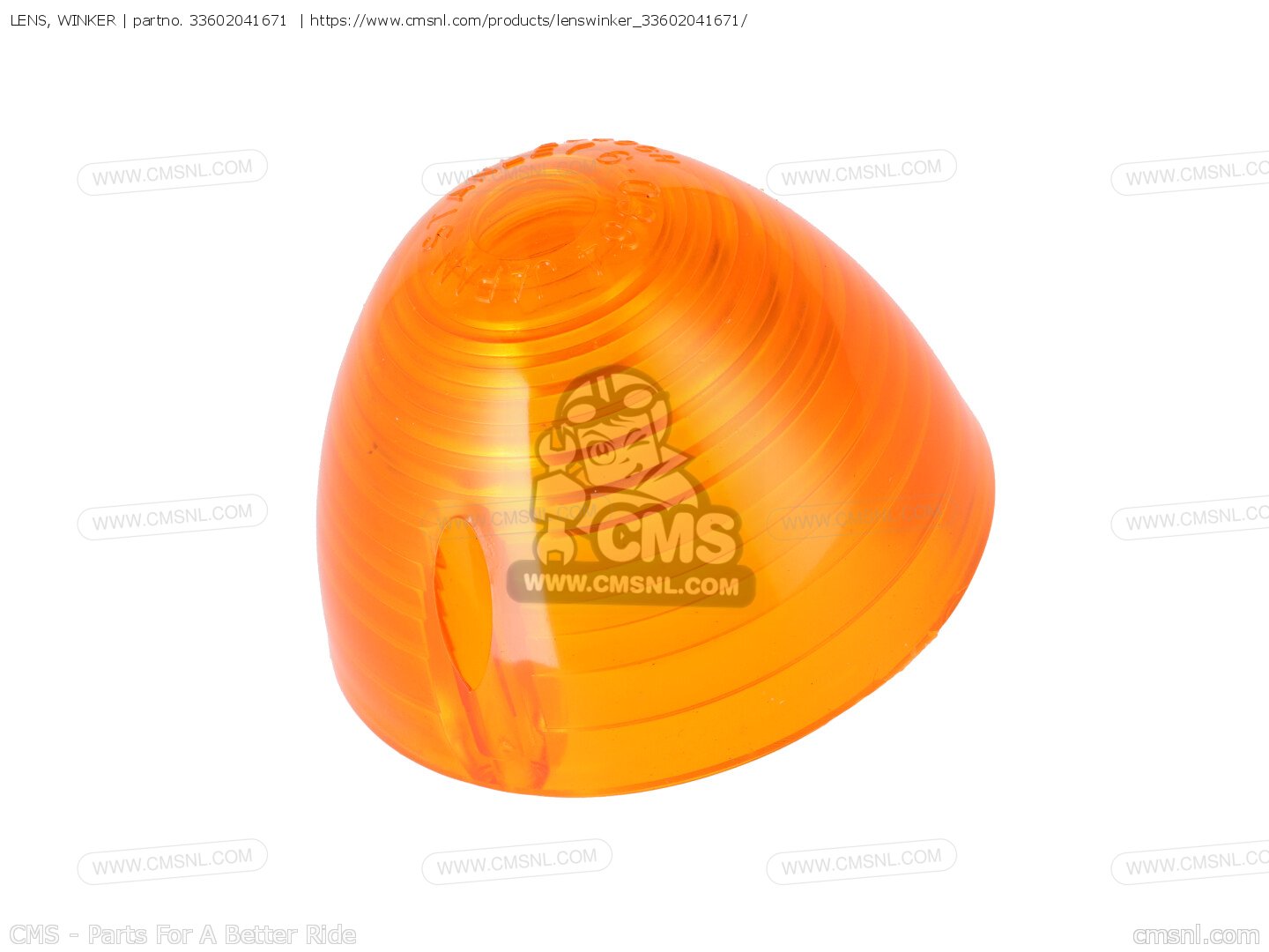 33602041671: LENS, WINKER Honda - buy the 33602-041-671 at CMSNL