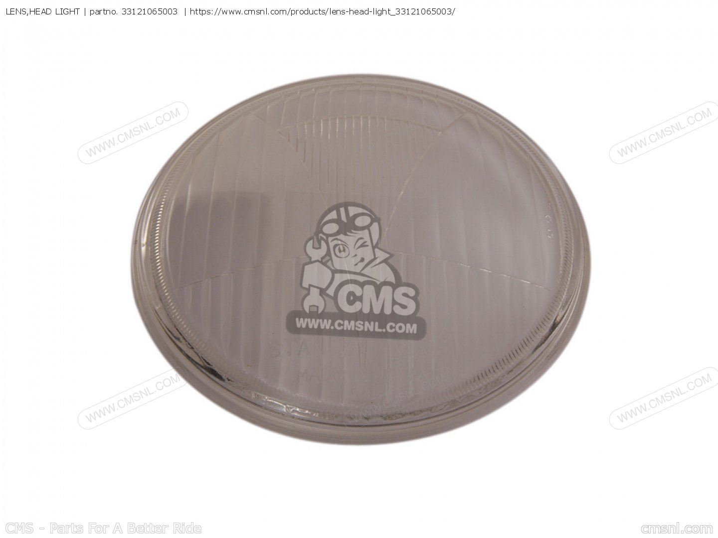 33121065003: LENS,HEAD LIGHT Honda - buy the 33121-065-003 at CMSNL