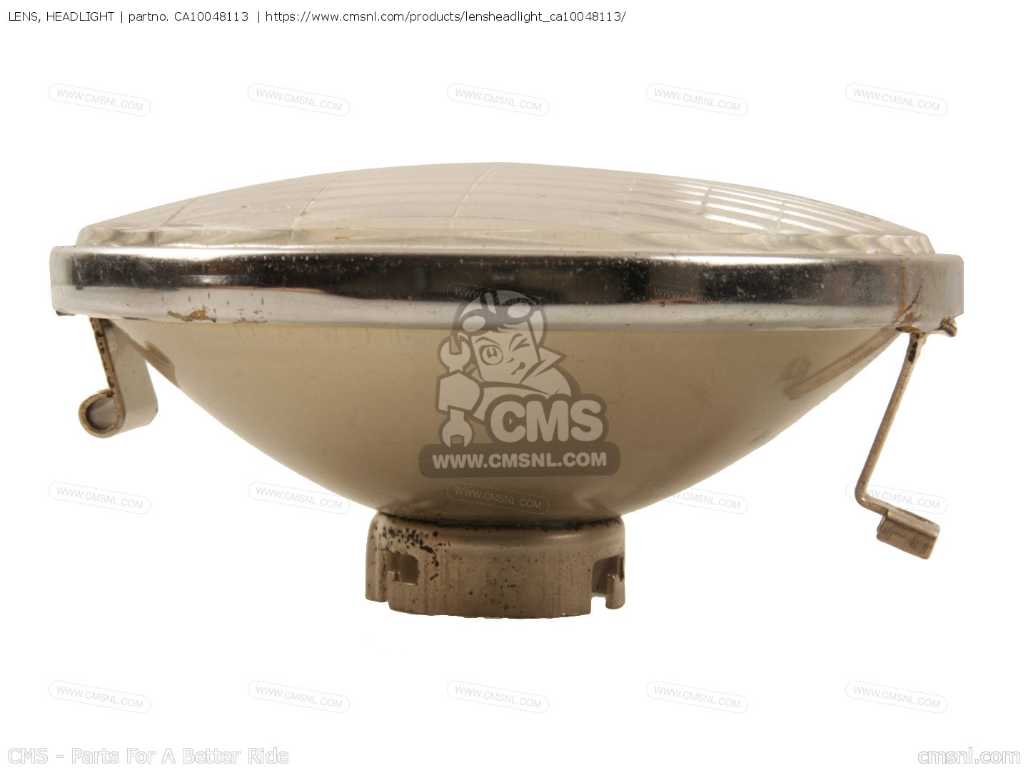 CA10048113: Lens, Headlight Honda - buy the CA100-481-13 at CMSNL