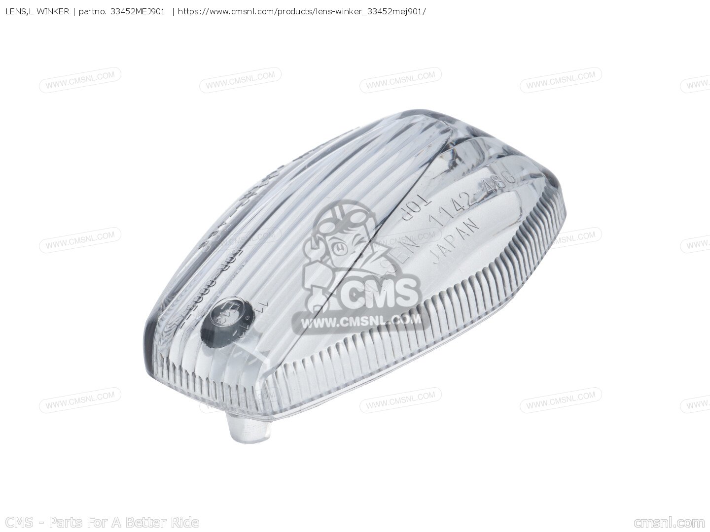 33452MEJ901: LENS,L WINKER Honda - buy the 33452-MEJ-901 at CMSNL