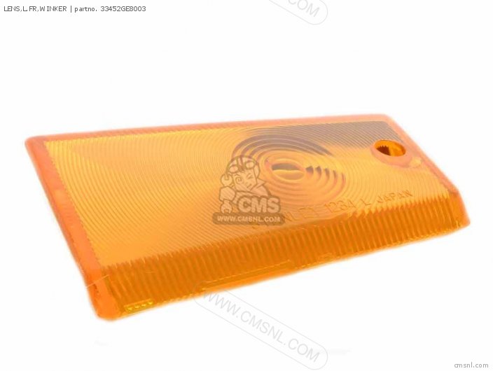 33452GE8003: Lens,l.fr,winker Honda - buy the 33452-GE8-003 at CMSNL