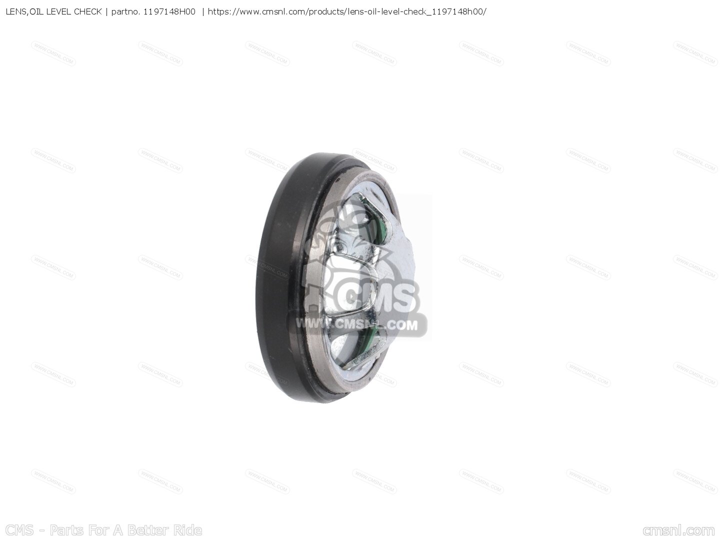 1197148H00: LENS,OIL LEVEL CHECK Suzuki - buy the 11971-48H00 at CMSNL