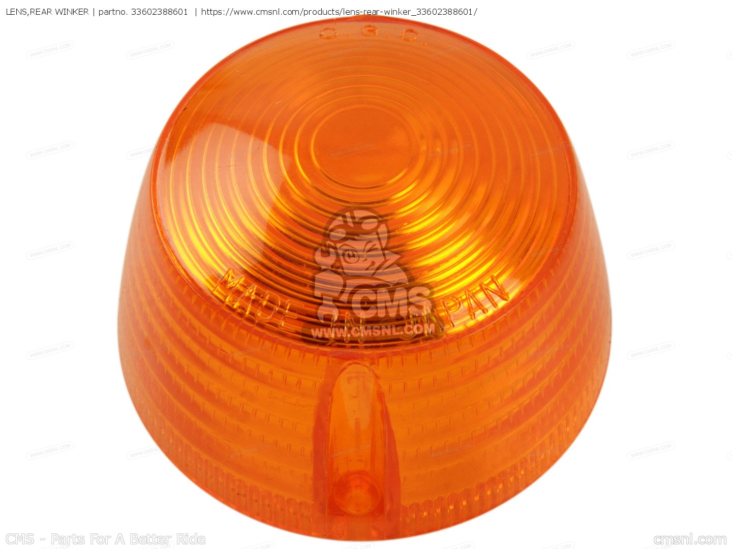33602388601: LENS,REAR WINKER Honda - buy the 33602-388-601 at CMSNL