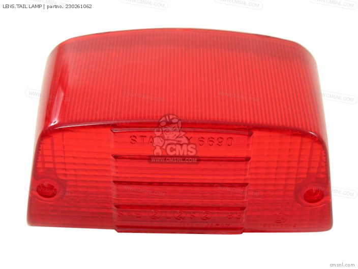 230261062: LENS,TAIL LAMP Kawasaki - buy the 23026-1062 at CMSNL