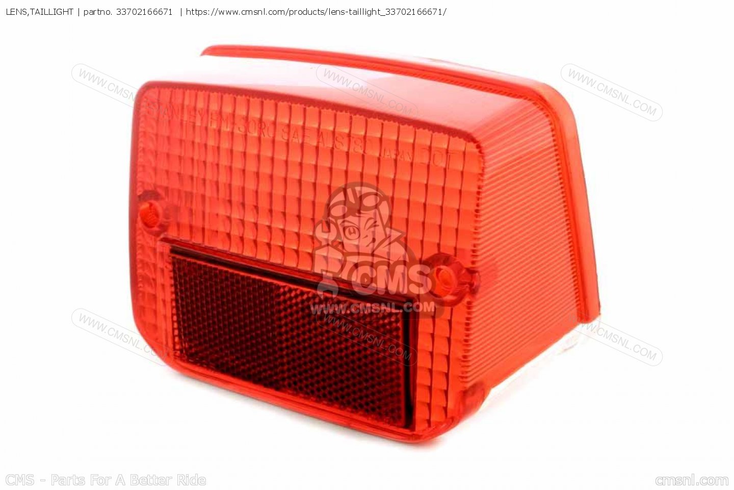 33702166671: LENS,TAILLIGHT Honda - buy the 33702-166-671 at CMSNL