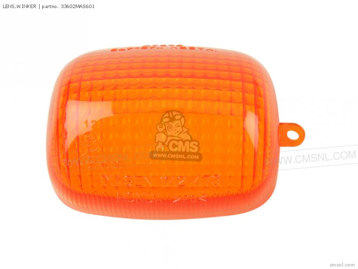 LENS,WINKER for CBR900RR FIREBLADE 1998 (W) GERMANY / KPH - order at CMSNL