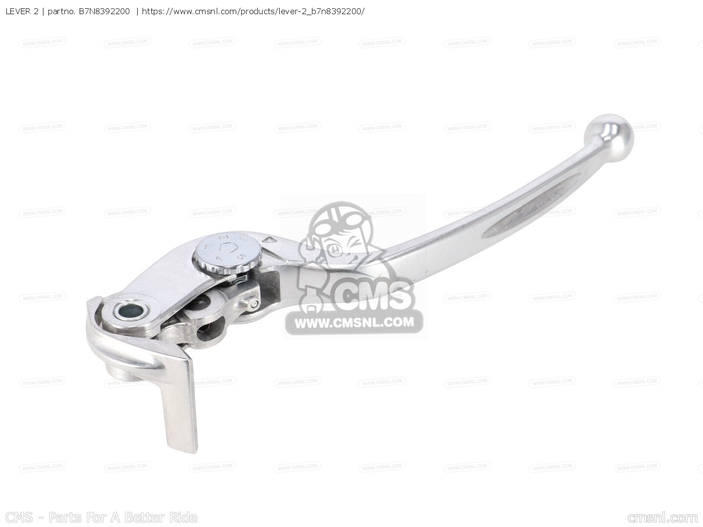 B7N8392200: LEVER 2 Yamaha - buy the B7N-83922-00-00 at CMSNL