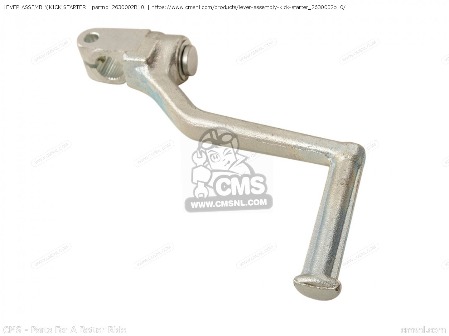 2630002B10: LEVER ASSEMBLY,KICK STARTER Suzuki - buy the 26300-02B10 at ...