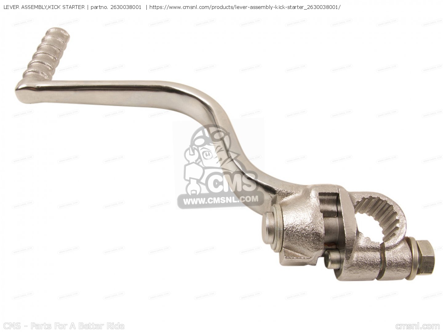 LEVER ASSEMBLY,KICK STARTER for RL250 EXACTA TRIALS 1974 (L) USA (E03 ...