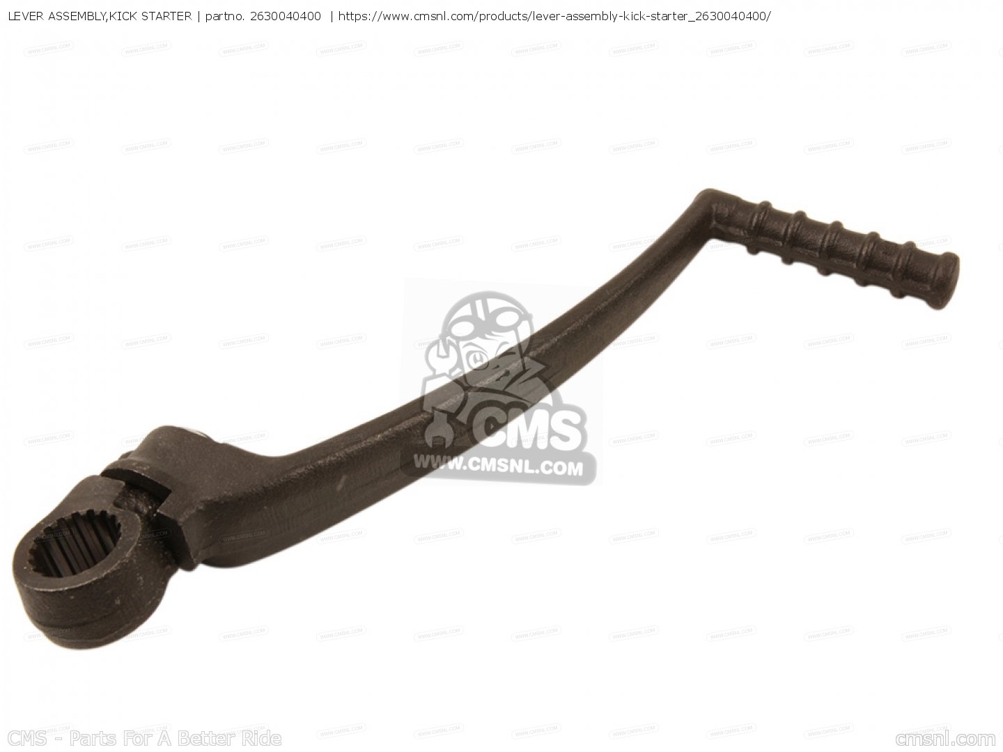 2630040400: LEVER ASSEMBLY,KICK STARTER Suzuki - buy the 26300-40400 at ...