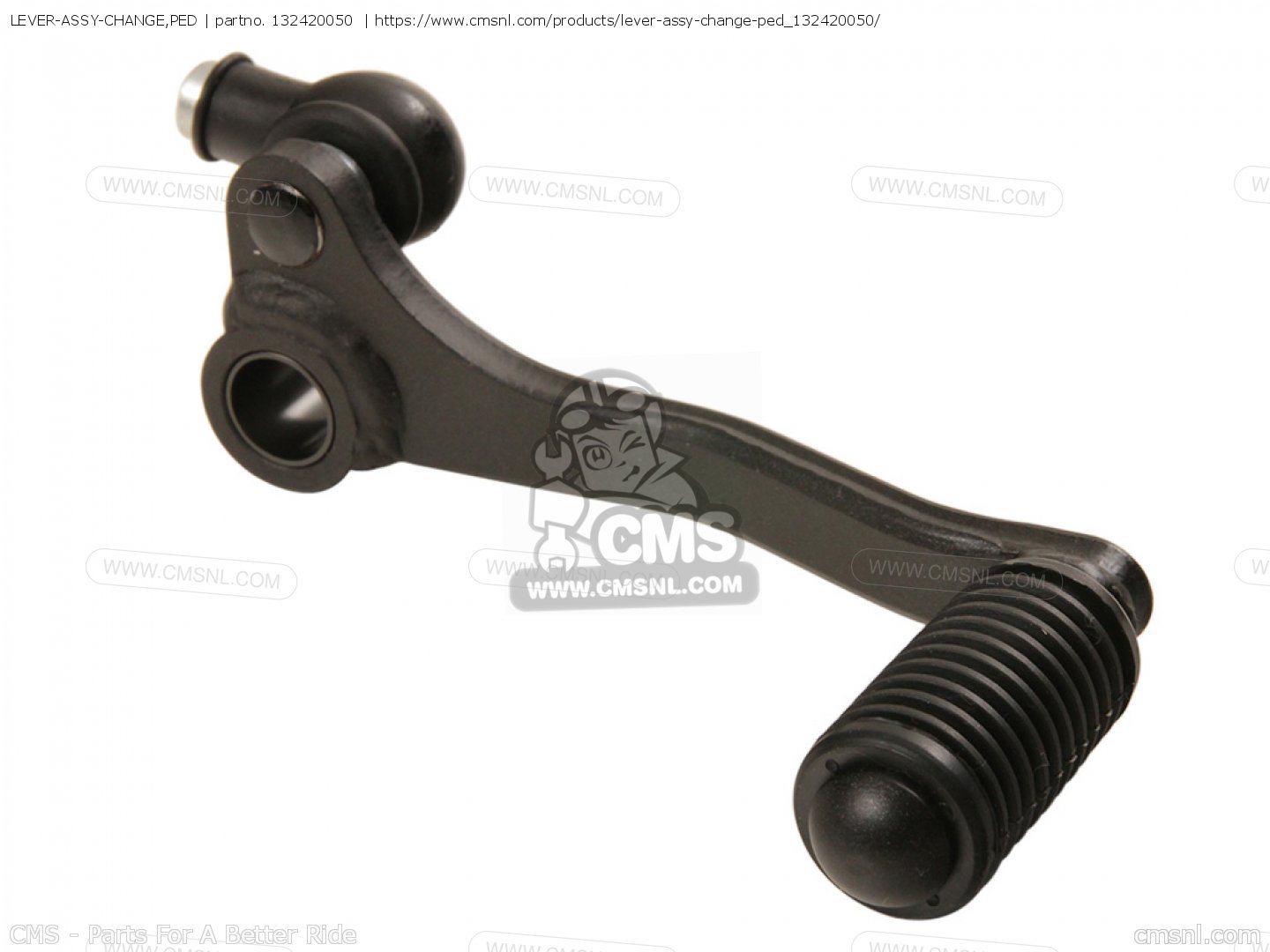 132420050: Lever-assy-change,ped Kawasaki - buy the 13242-0050 at CMSNL