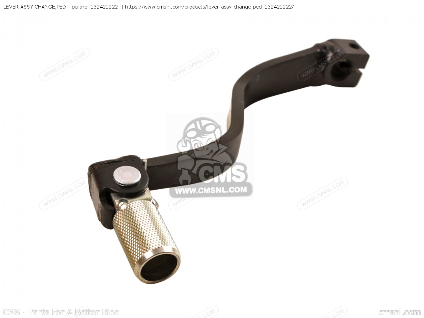 132421222: Lever-assy-change,ped Kawasaki - buy the 13242-1222 at CMSNL