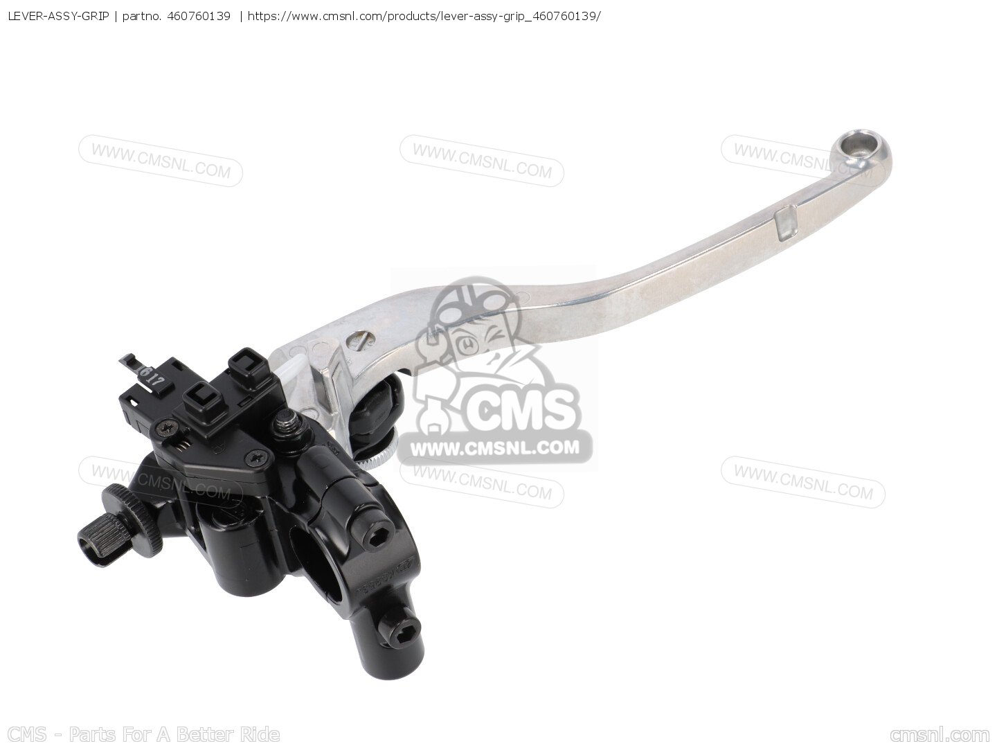 460760139: Lever-assy-grip Kawasaki - buy the 46076-0139 at CMSNL