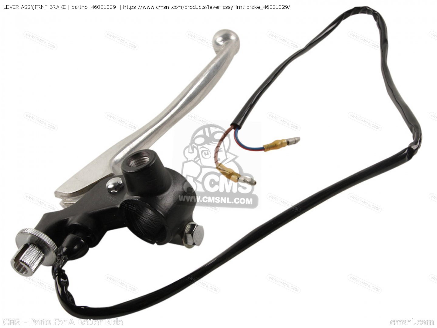 46021029: LEVER ASSY,FRNT BRAKE Kawasaki - buy the 46021-029 at CMSNL