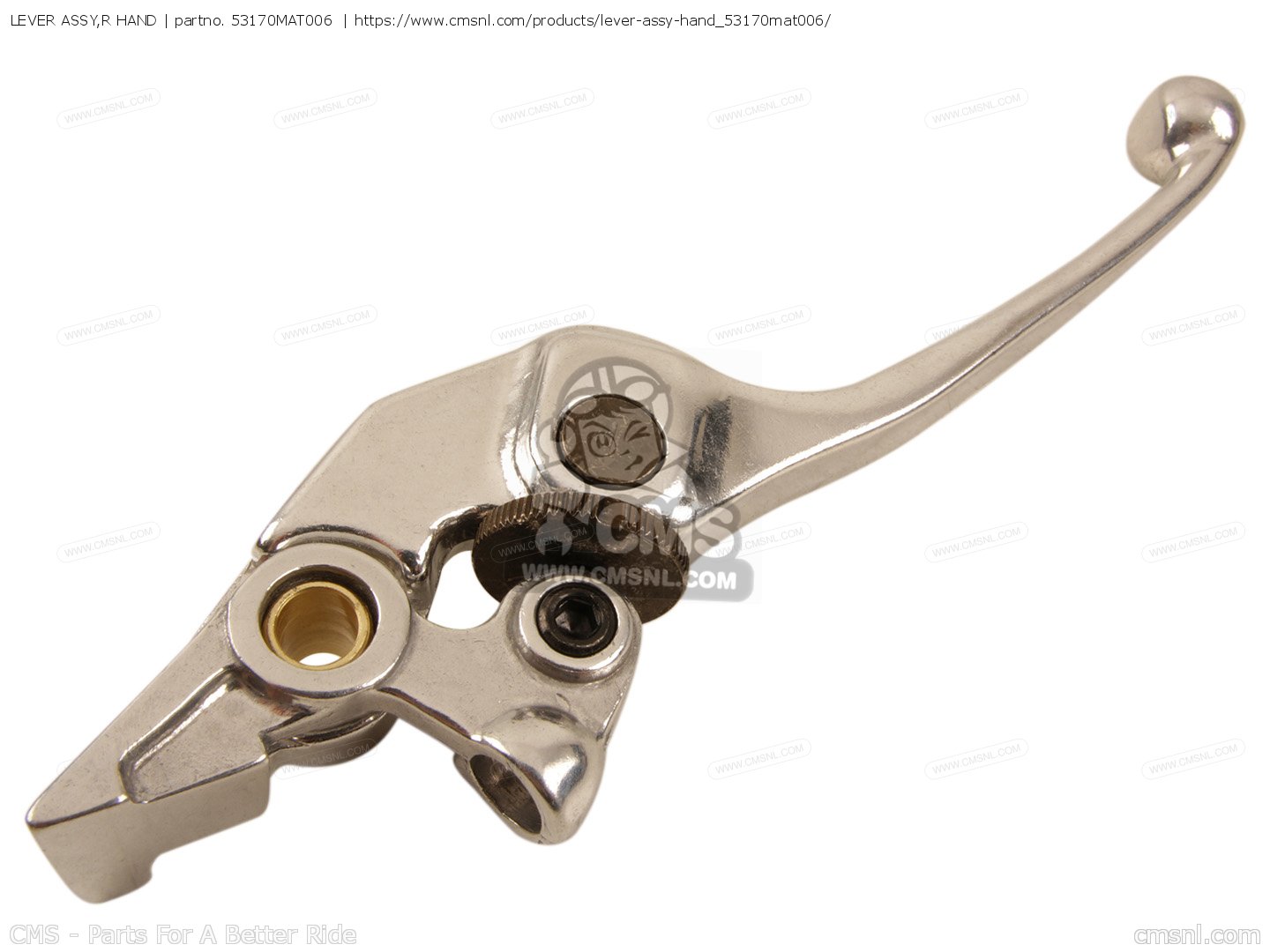 53170MAT006: Lever Assy,r Hand Honda - buy the 53170-MAT-006 at CMSNL