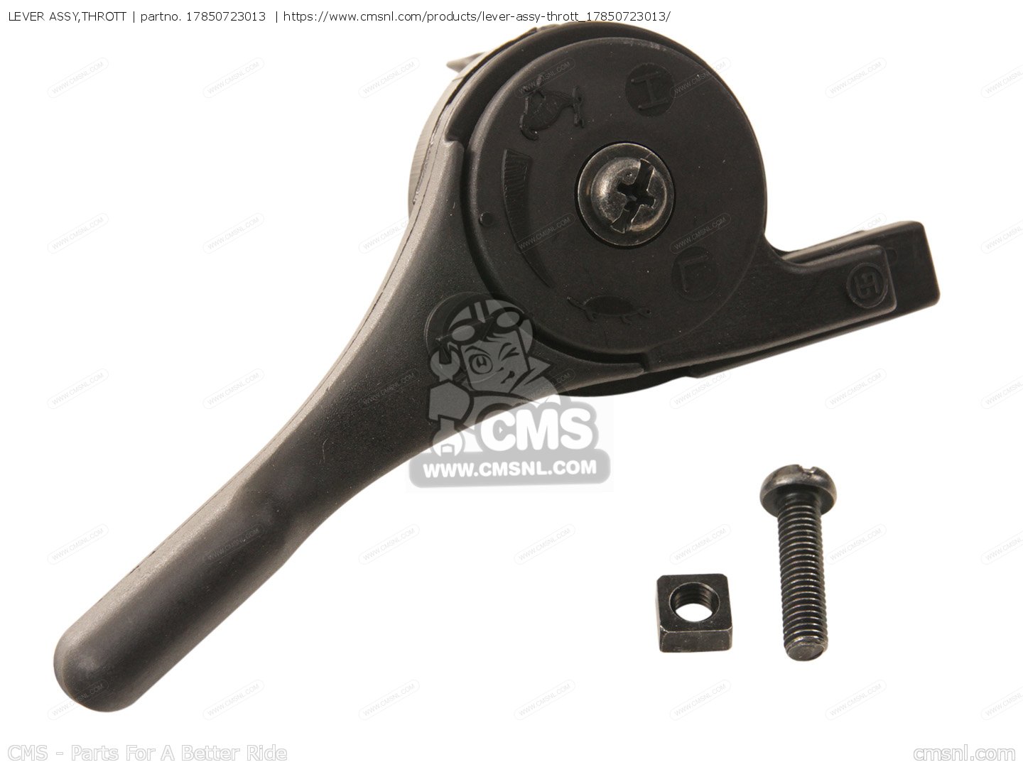 17850723013: LEVER ASSY,THROTT Honda - buy the 17850-723-013 at CMSNL