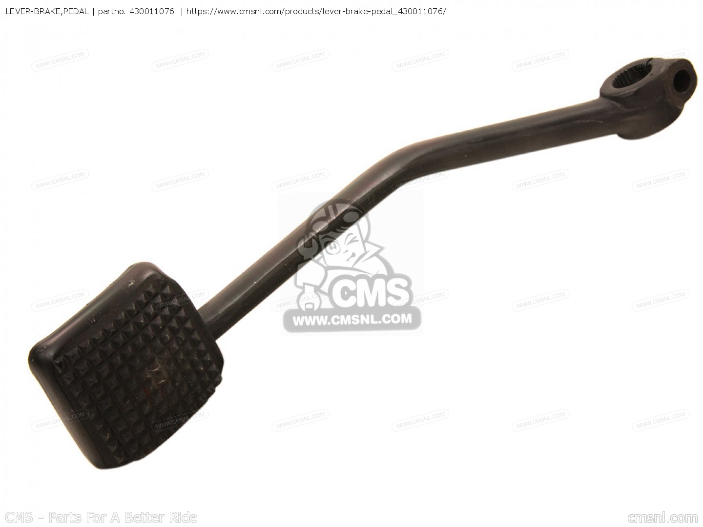 430011076: Lever-brake,pedal Kawasaki - buy the 43001-1076 at CMSNL