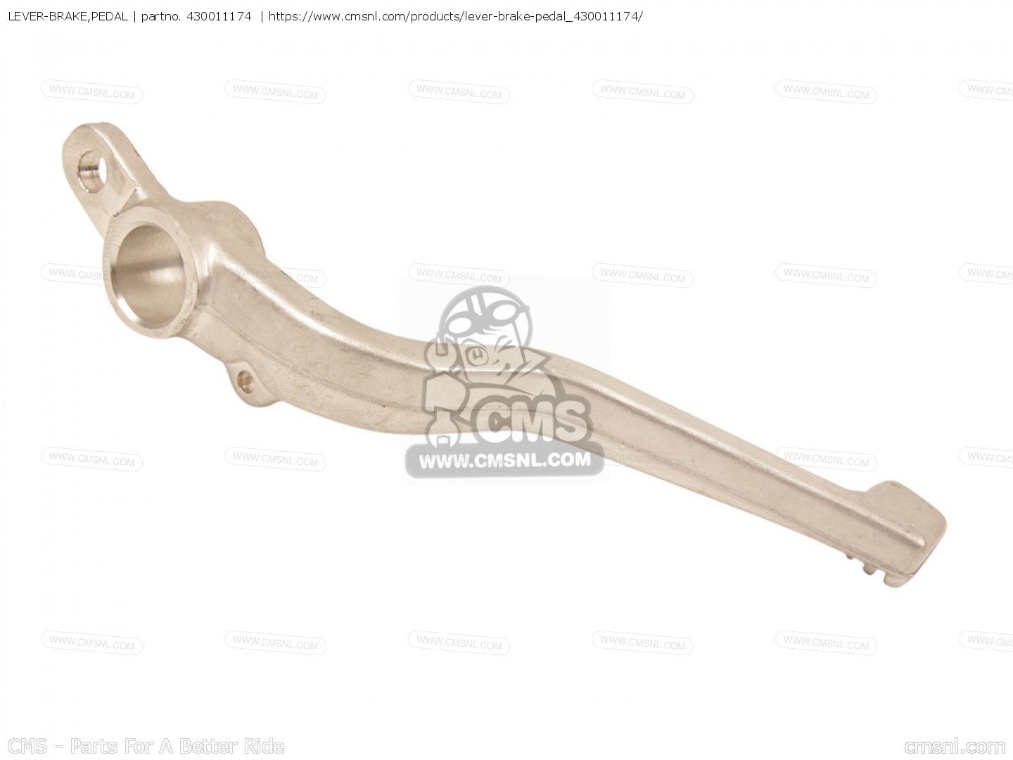 430011174: Lever-brake,pedal Kawasaki - buy the 43001-1174 at CMSNL