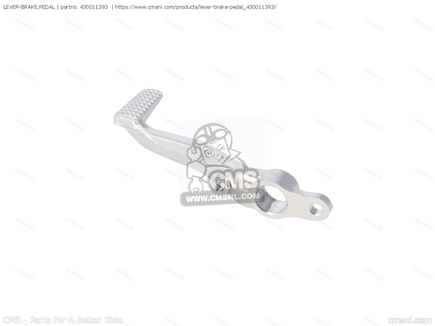 430011393: Lever-brake,pedal Kawasaki - buy the 43001-1393 at CMSNL