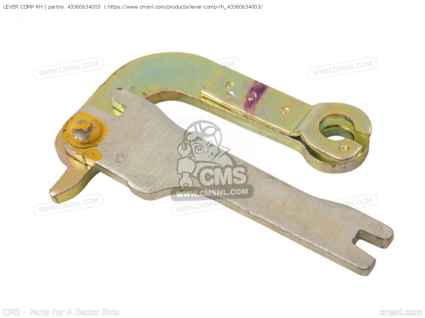 43360634003: Lever Comp Rh Honda - buy the 43360-634-003 at CMSNL