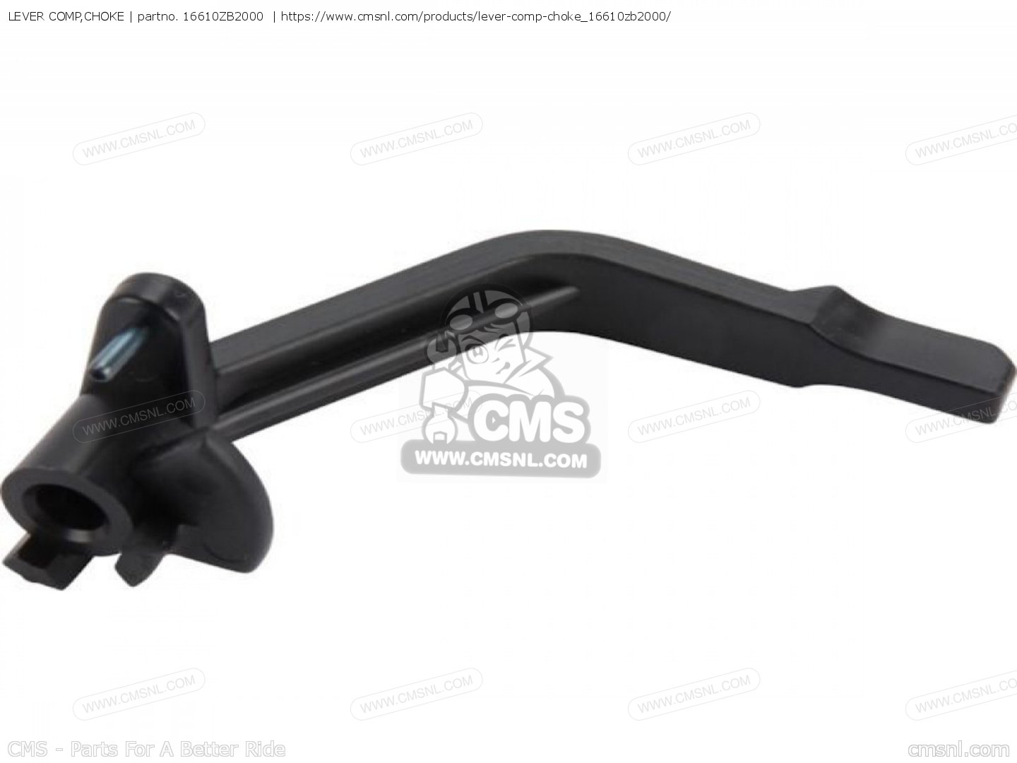 16610ZB2000: Lever Comp,choke Honda - buy the 16610-ZB2-000 at CMSNL