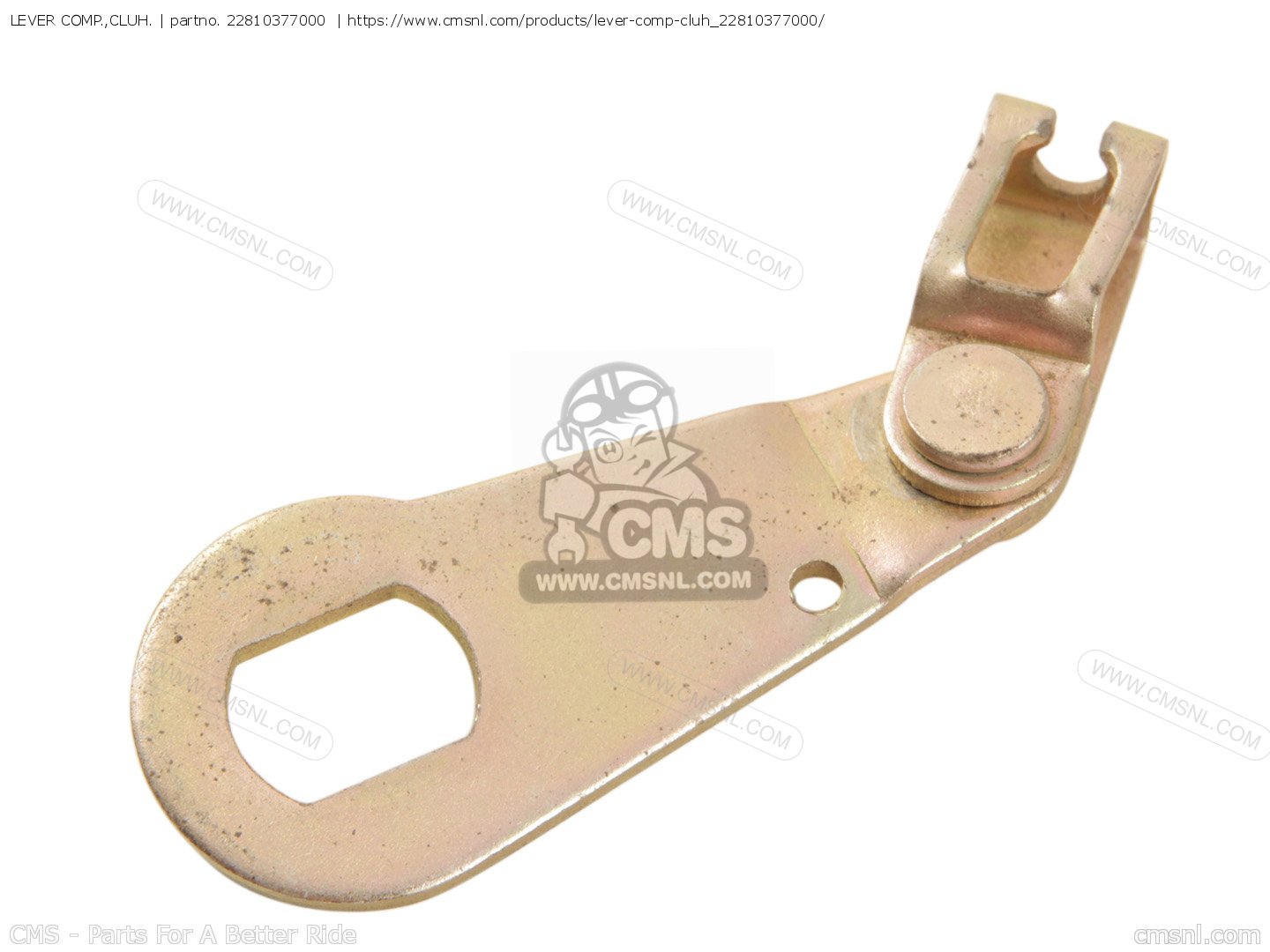 22810377000: LEVER COMP.,CLUH. Honda - buy the 22810-377-000 at CMSNL