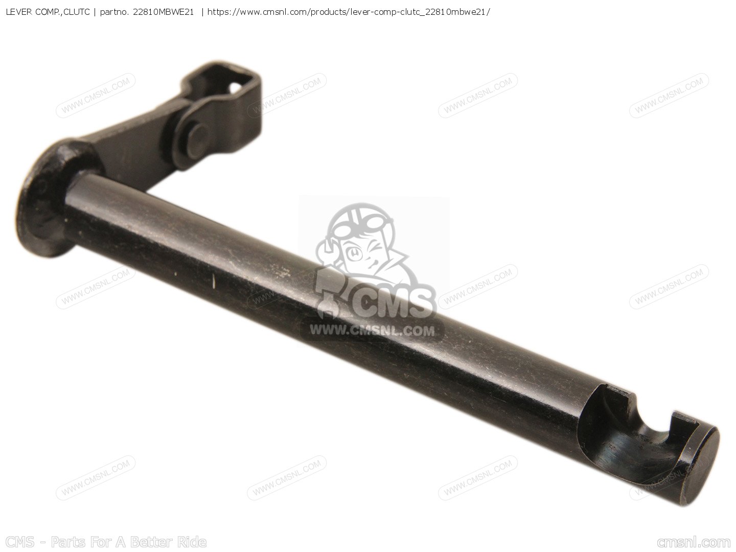 22810MBWE21: LEVER COMP.,CLUTC Honda - buy the 22810-MBW-E21 at CMSNL