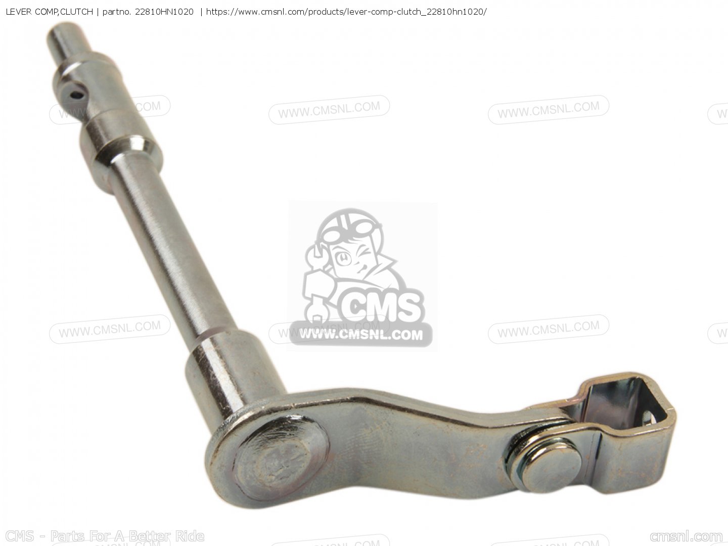 22810HN1020: LEVER COMP,CLUTCH Honda - buy the 22810-HN1-020 at CMSNL