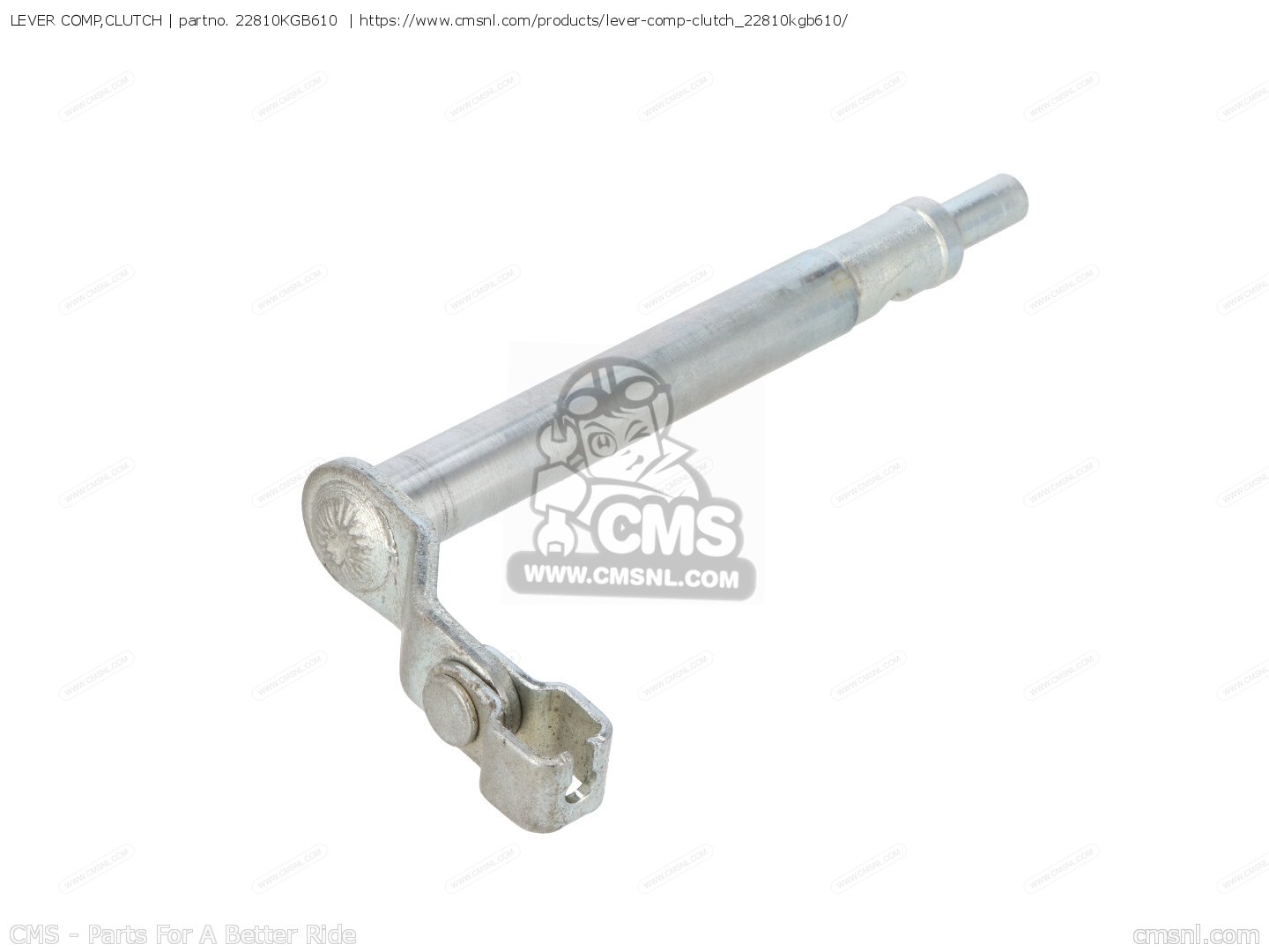 22810KGB610: LEVER COMP,CLUTCH Honda - buy the 22810-KGB-610 at CMSNL