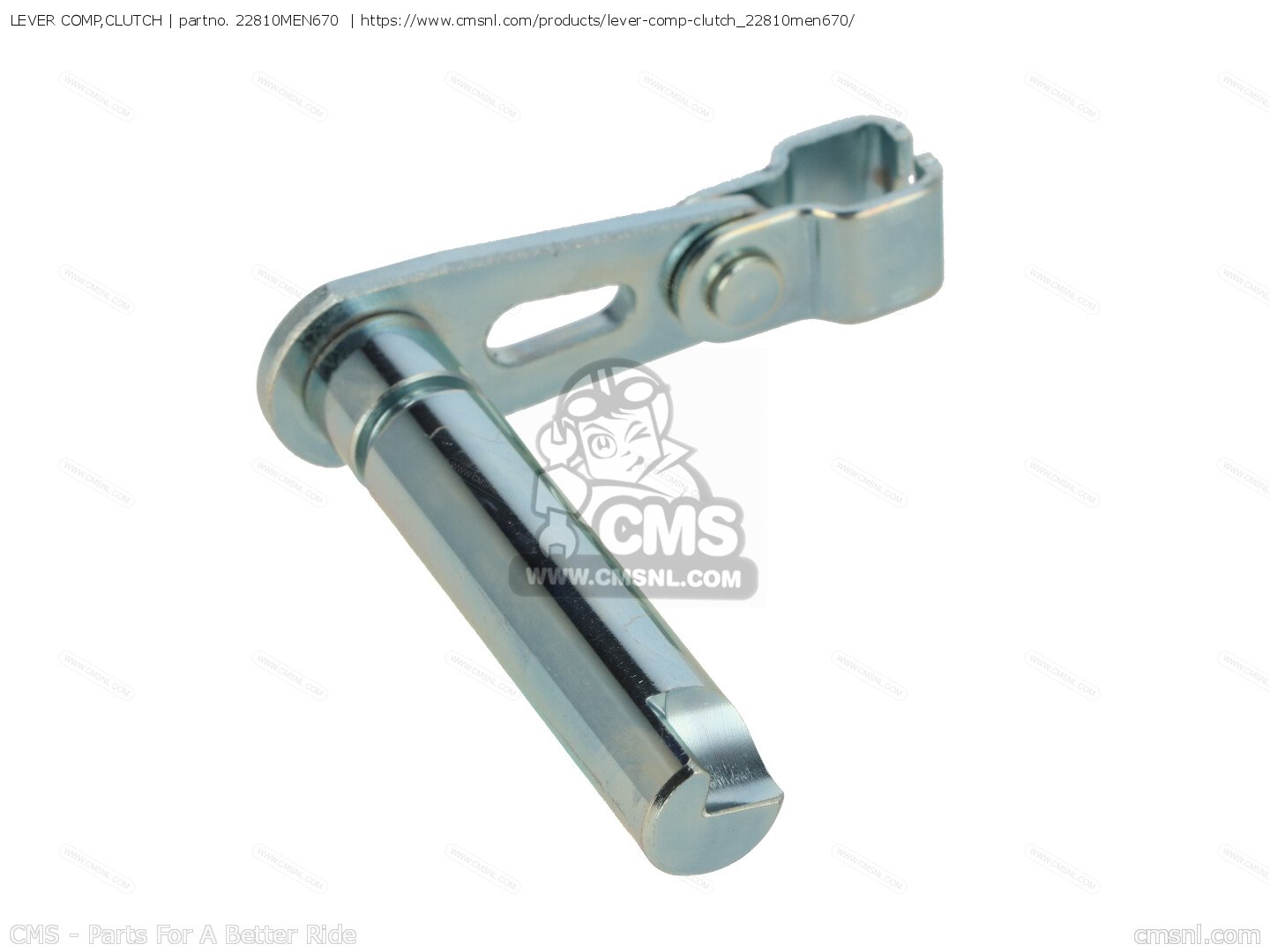 22810MEN670: LEVER COMP,CLUTCH Honda - buy the 22810-MEN-670 at CMSNL