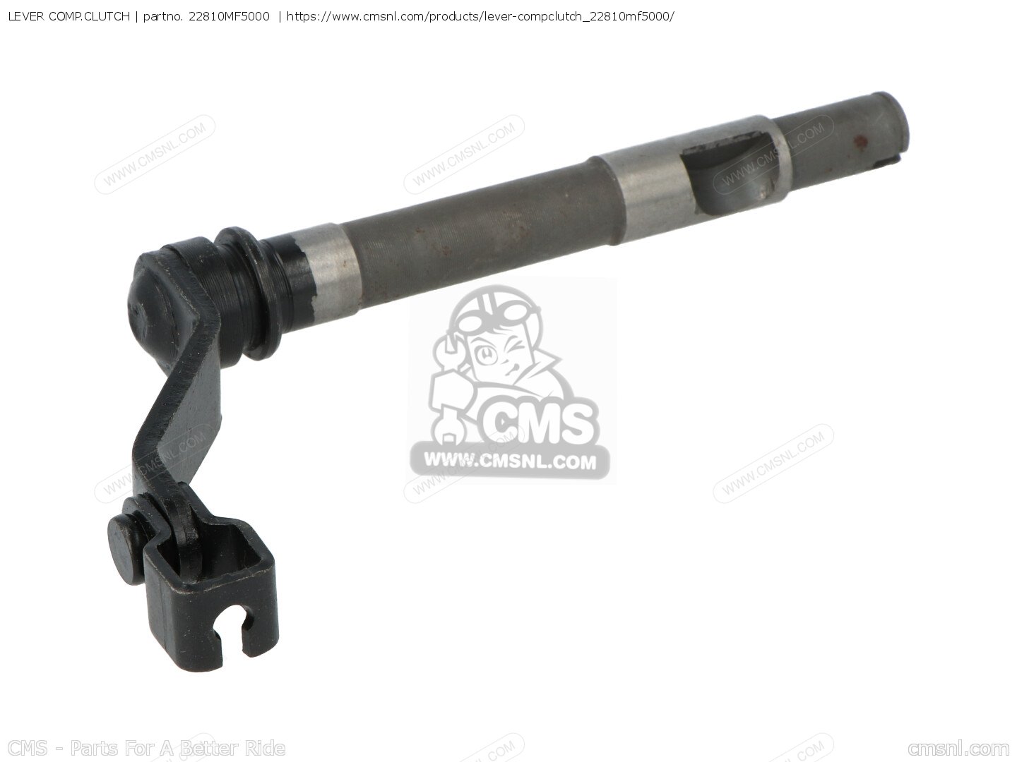 22810MF5000: LEVER COMP.CLUTCH Honda - buy the 22810-MF5-000 at CMSNL