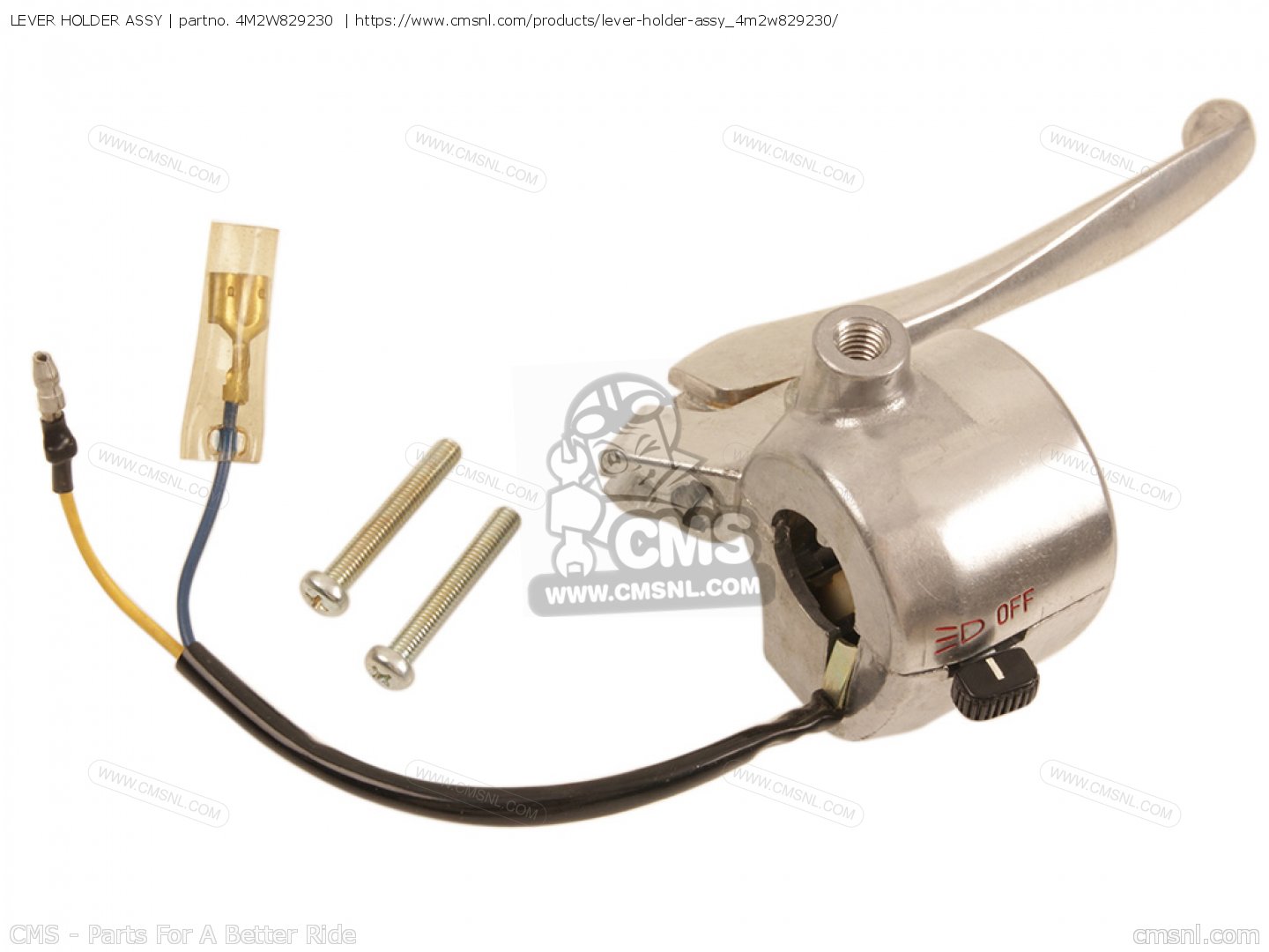 4M2W829230: Lever Holder Assy Yamaha - buy the 4M2-W8292-30 at CMSNL