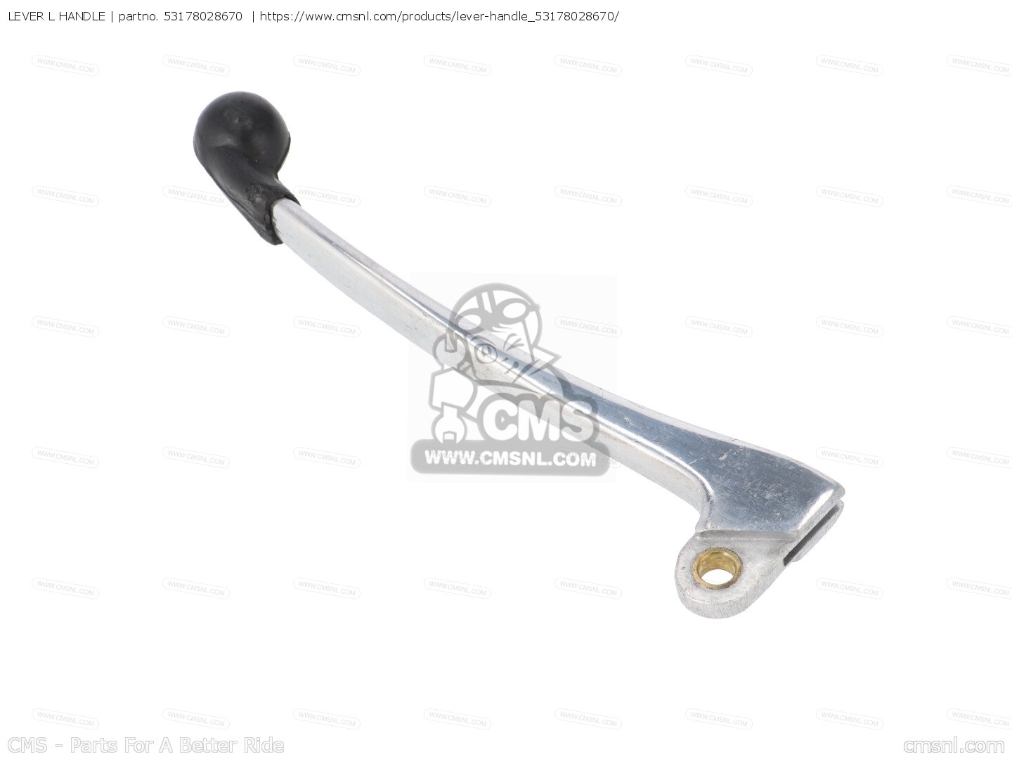 53178028670: Lever L Handle Honda - buy the 53178-028-670 at CMSNL