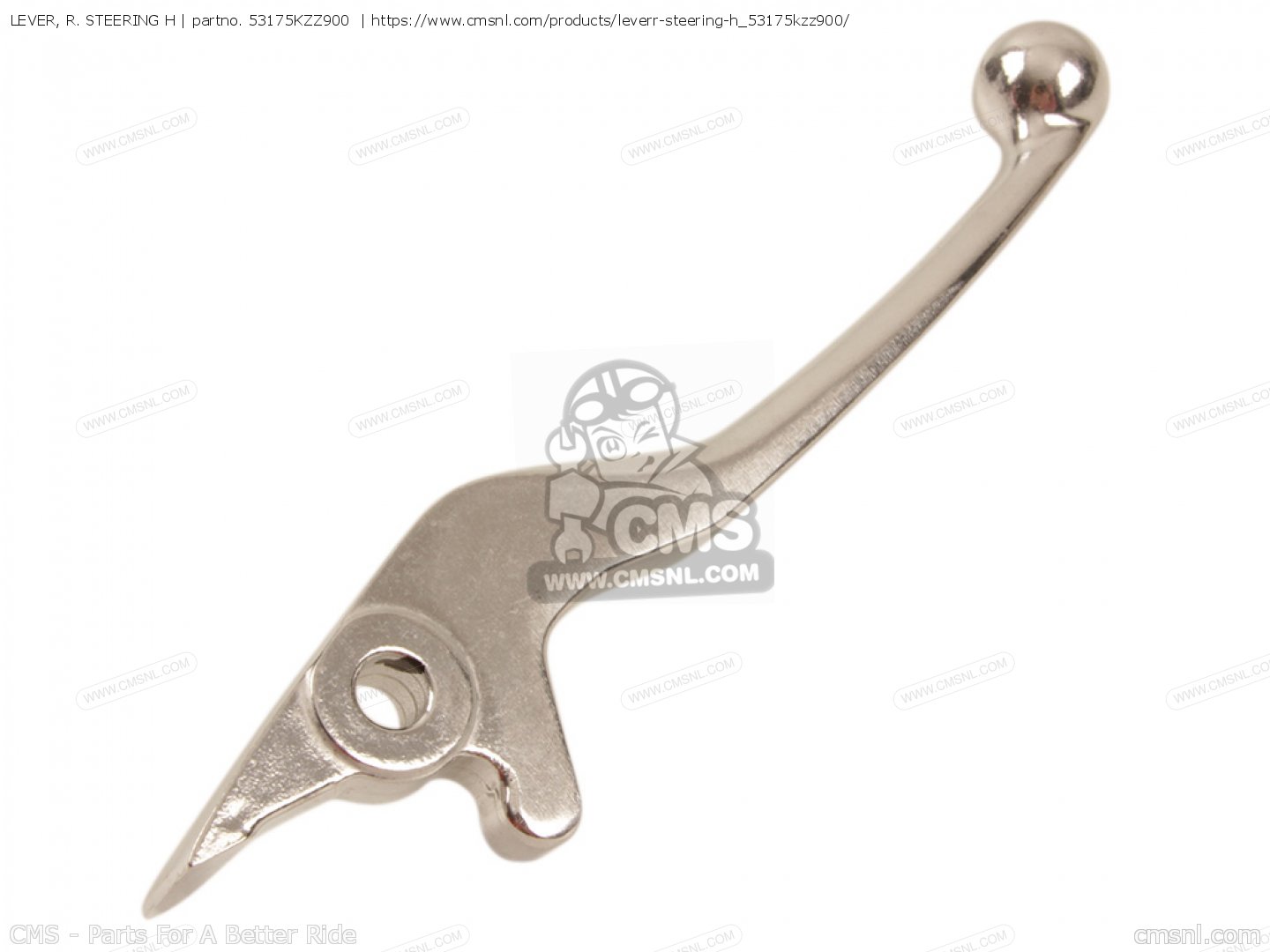 53175KZZ900: Lever R,strg Hndl Honda - buy the 53175-KZZ-900 at CMSNL