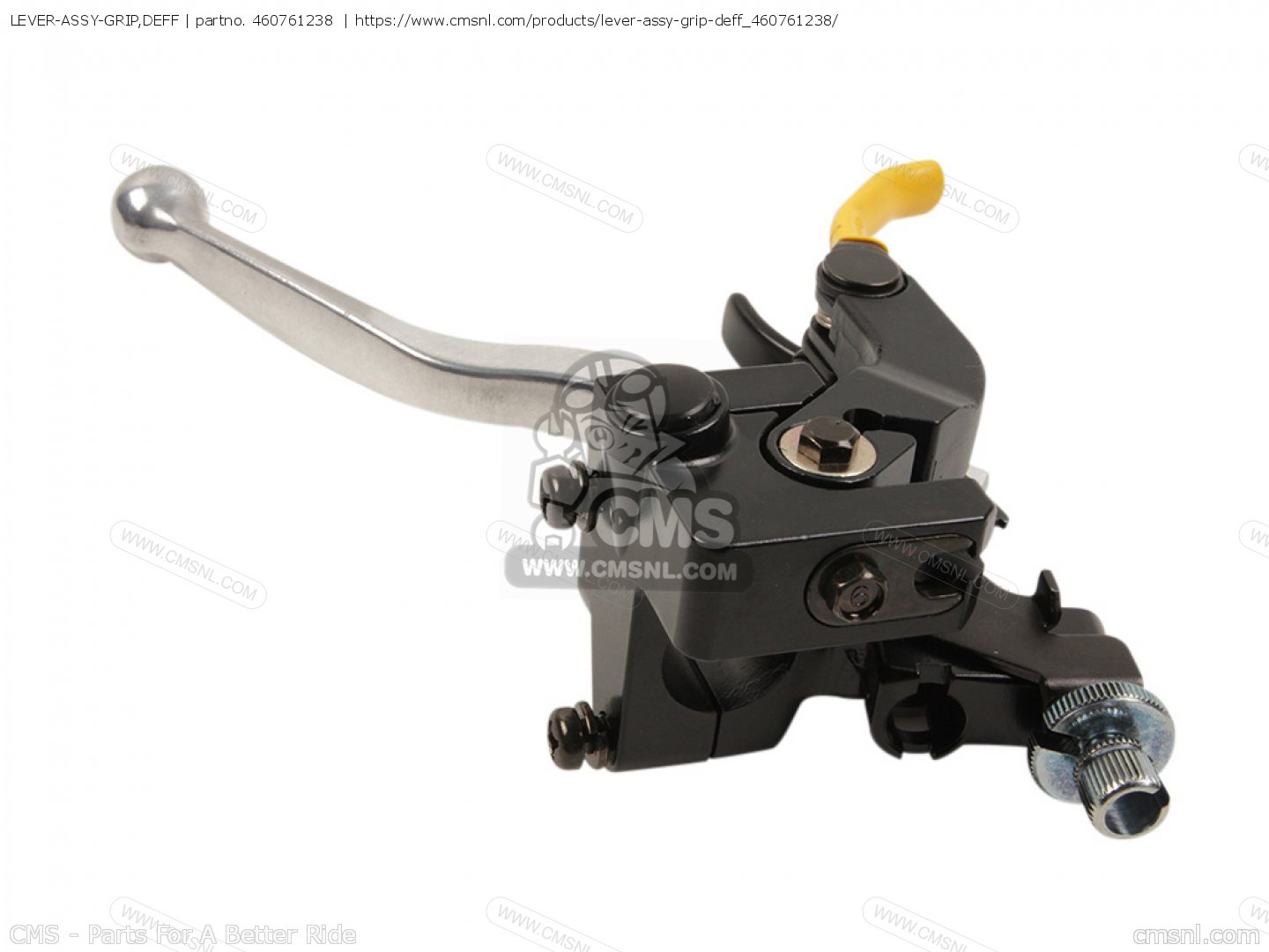 460761238: LEVER-ASSY-GRIP,DIFF Kawasaki - buy the 46076-1238 at CMSNL