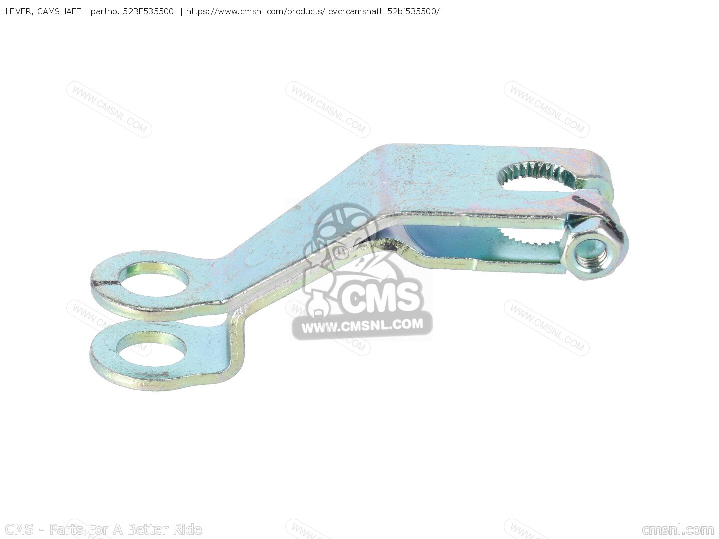 52BF535500: Lever, Camshaft Yamaha - buy the 52B-F5355-00-00 at CMSNL
