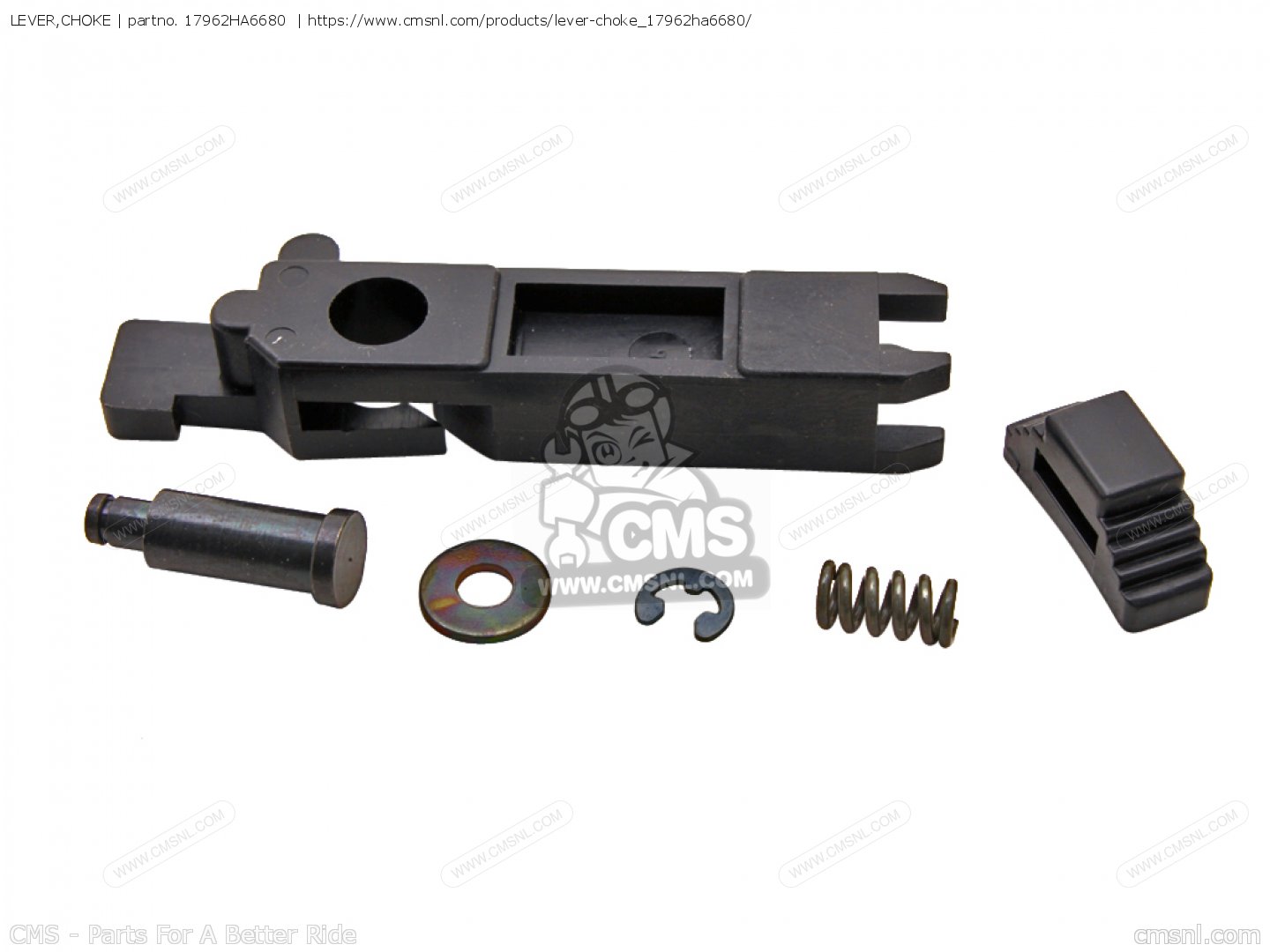 17962HA6680: Lever,choke Honda - buy the 17962-HA6-680 at CMSNL