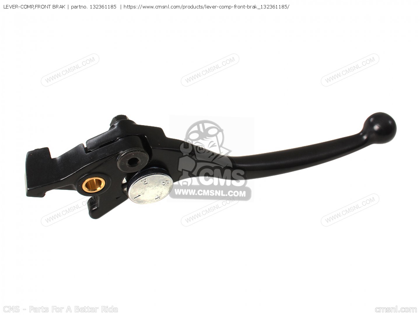 132361185: LEVER-COMP,FRONT BRAK Kawasaki - buy the 13236-1185 at CMSNL