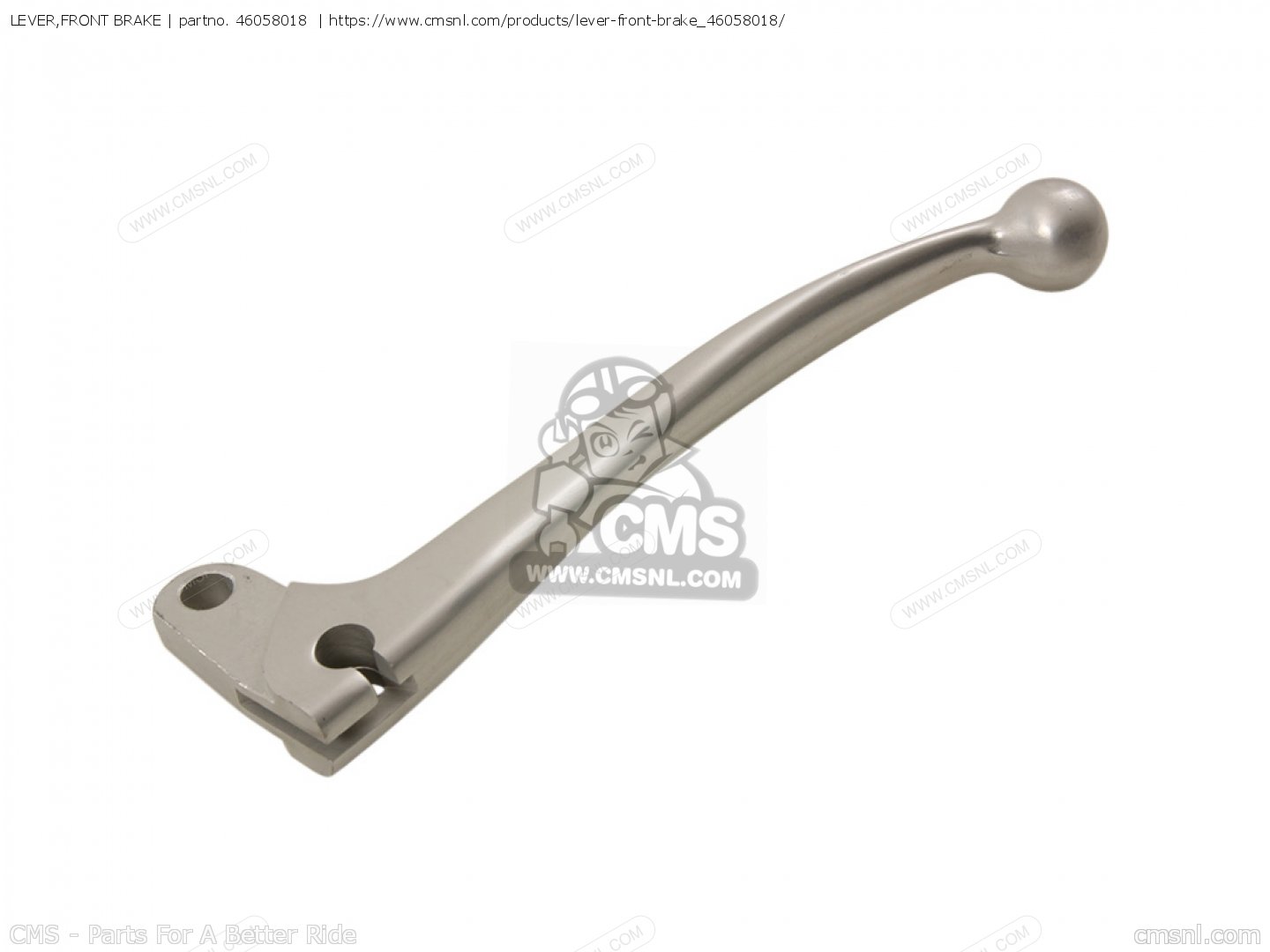 46058018: LEVER-GRIP,FRONT BRAK Kawasaki - buy the 46058-018 at CMSNL