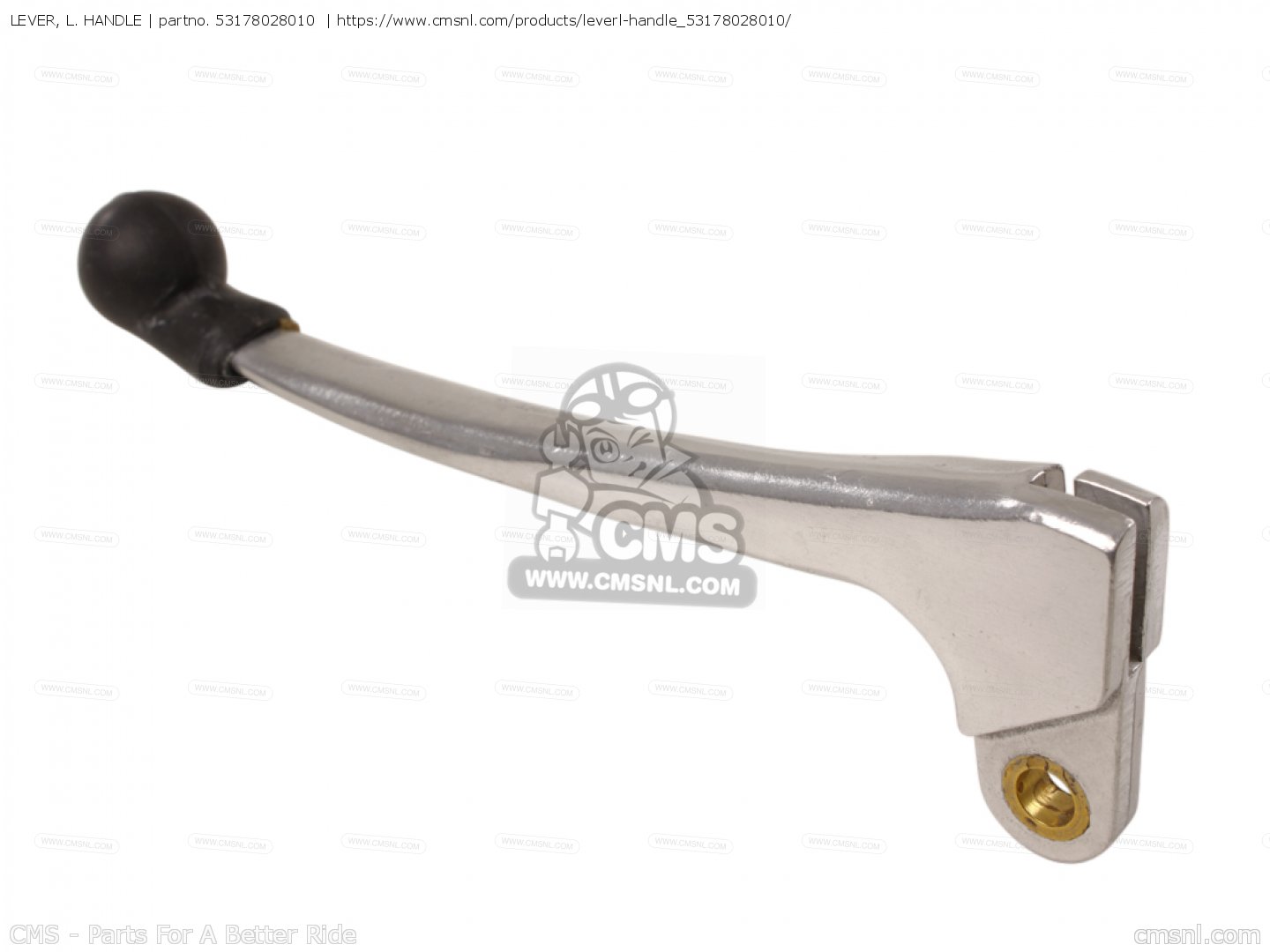 53178028010: Lever, L. Handle Honda - buy the 53178-028-010 at CMSNL