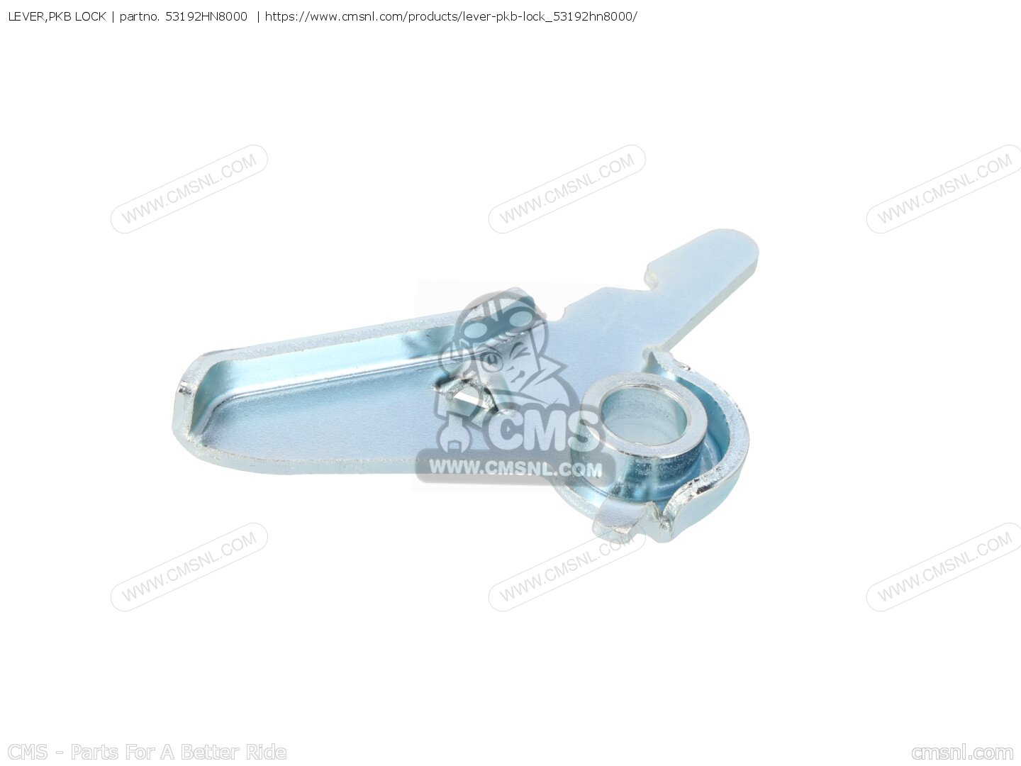 53192HN8000: LEVER,PKB LOCK Honda - buy the 53192-HN8-000 at CMSNL
