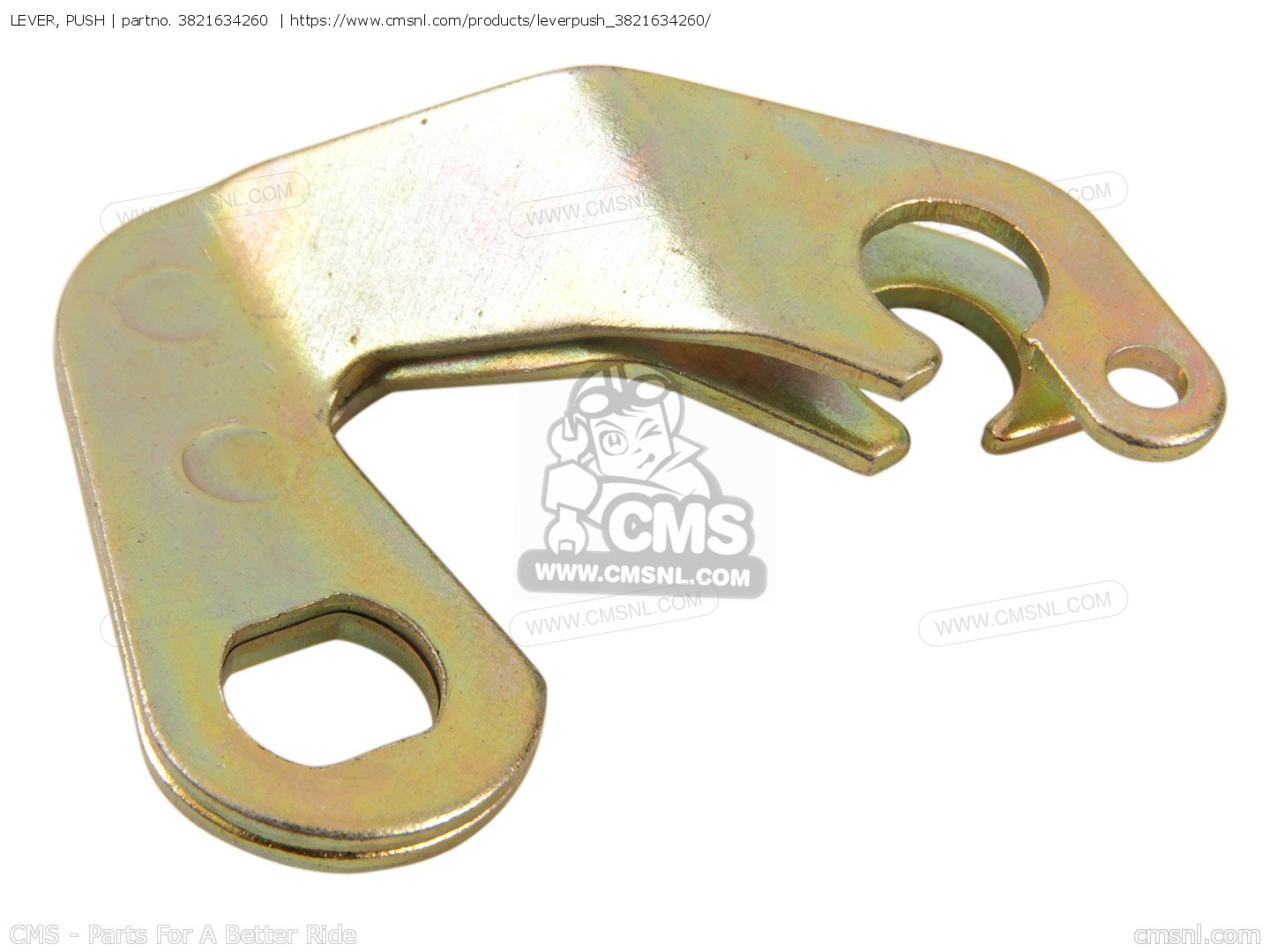 3821634260: Lever, Push Yamaha - buy the 382-16342-60 at CMSNL