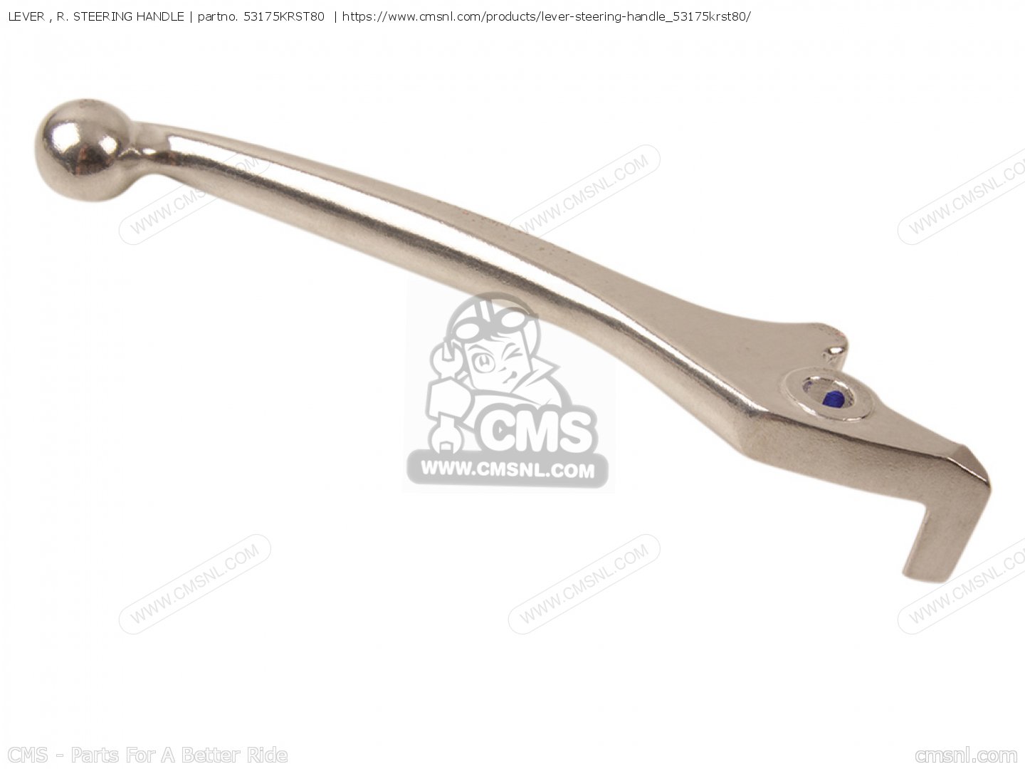 53175KRST80: LEVER,R STRG HNDL Honda - buy the 53175-KRS-T80 at CMSNL