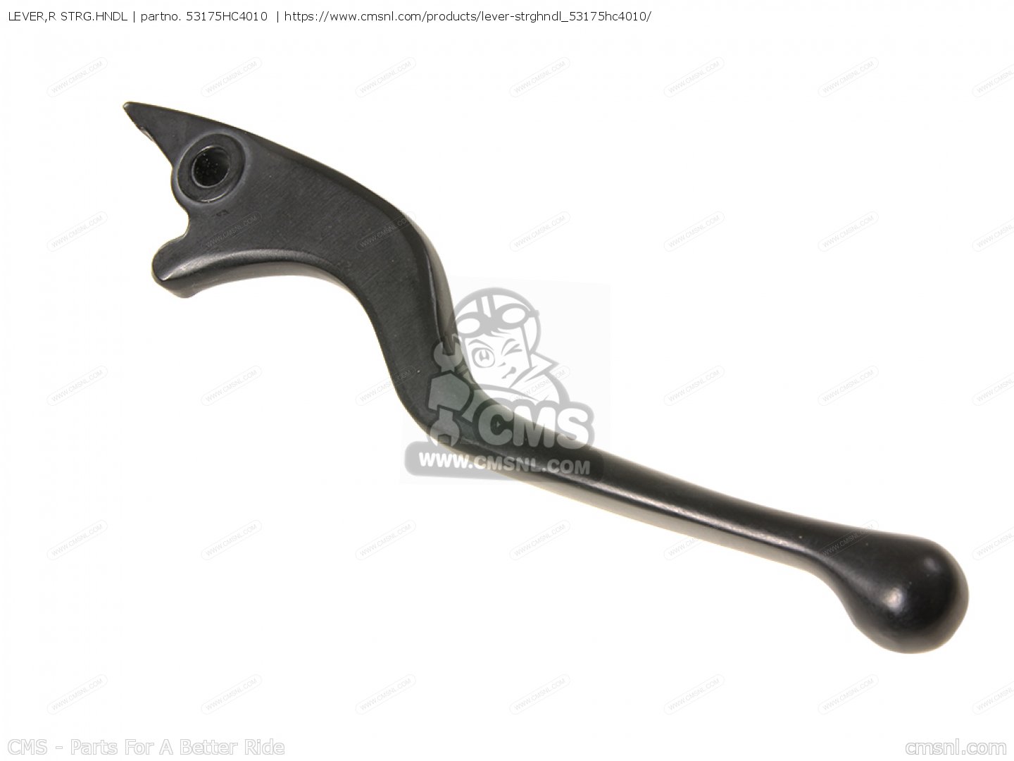 53175HC4010: Lever,r Strg.hndl Honda - buy the 53175-HC4-010 at CMSNL