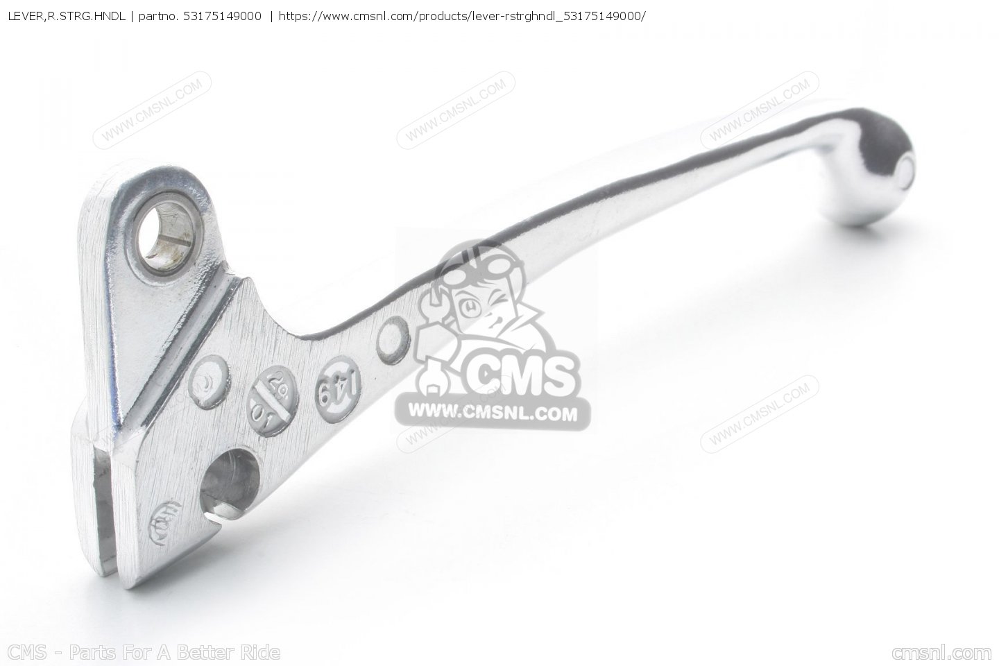 53175149000: LEVER,R.STRG.HNDL Honda - buy the 53175-149-000 at CMSNL